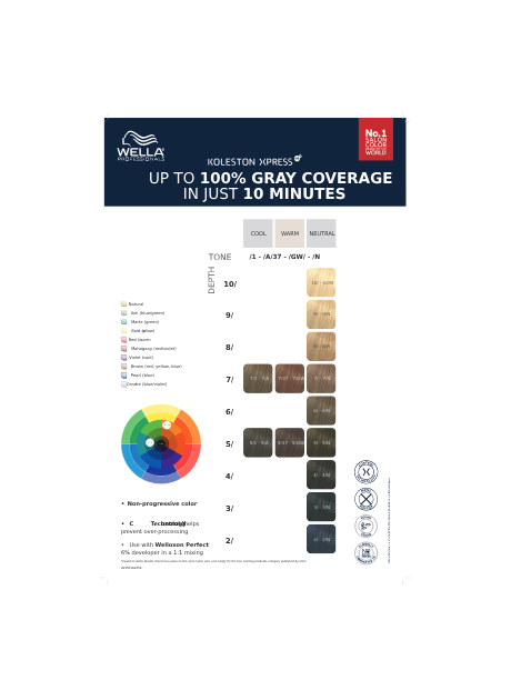 Wella Kp Color Chart Untitled