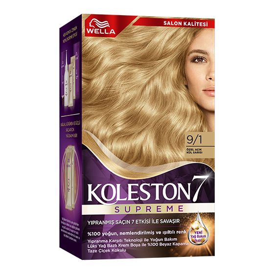 Wella Koleston Supreme Saç Boyası 9/1 Özel Açık Kül Sarısı | Wella