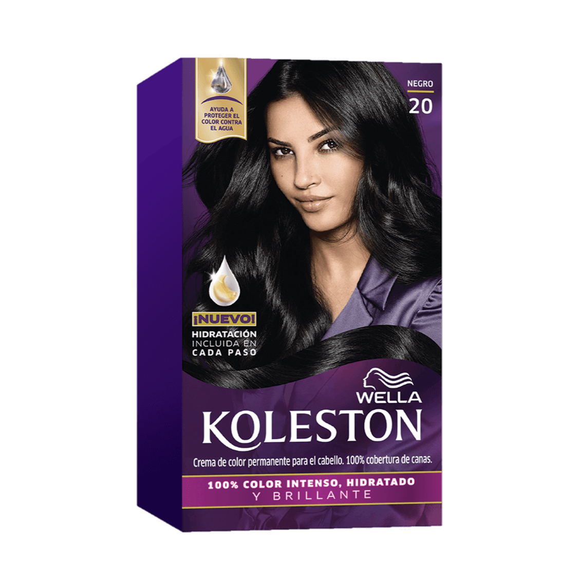 Crema de color permanente para el cabello con factor de protección contra el agua de Koleston de ...