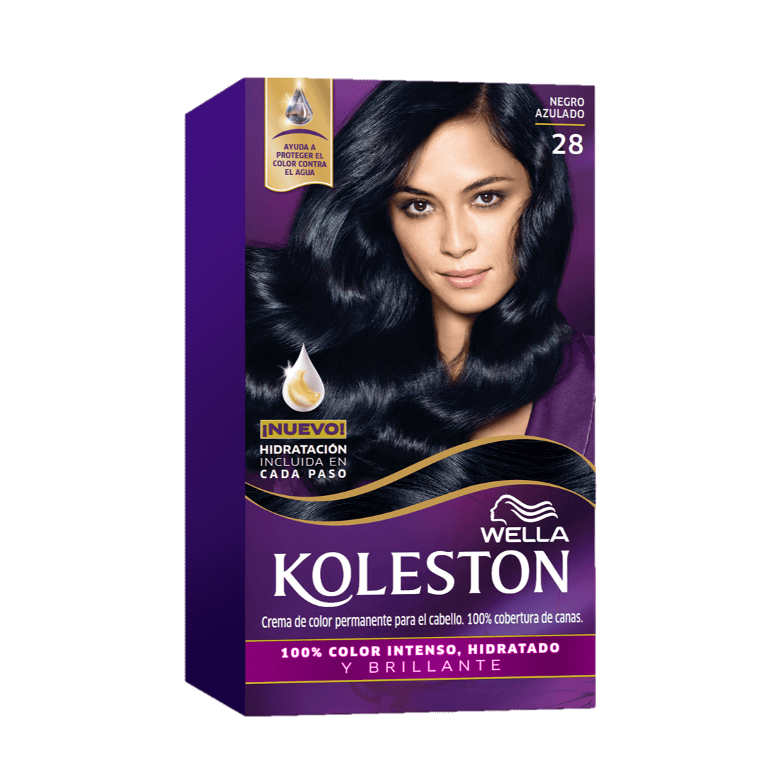 Crema de color permanente para el cabello con factor de protección ...