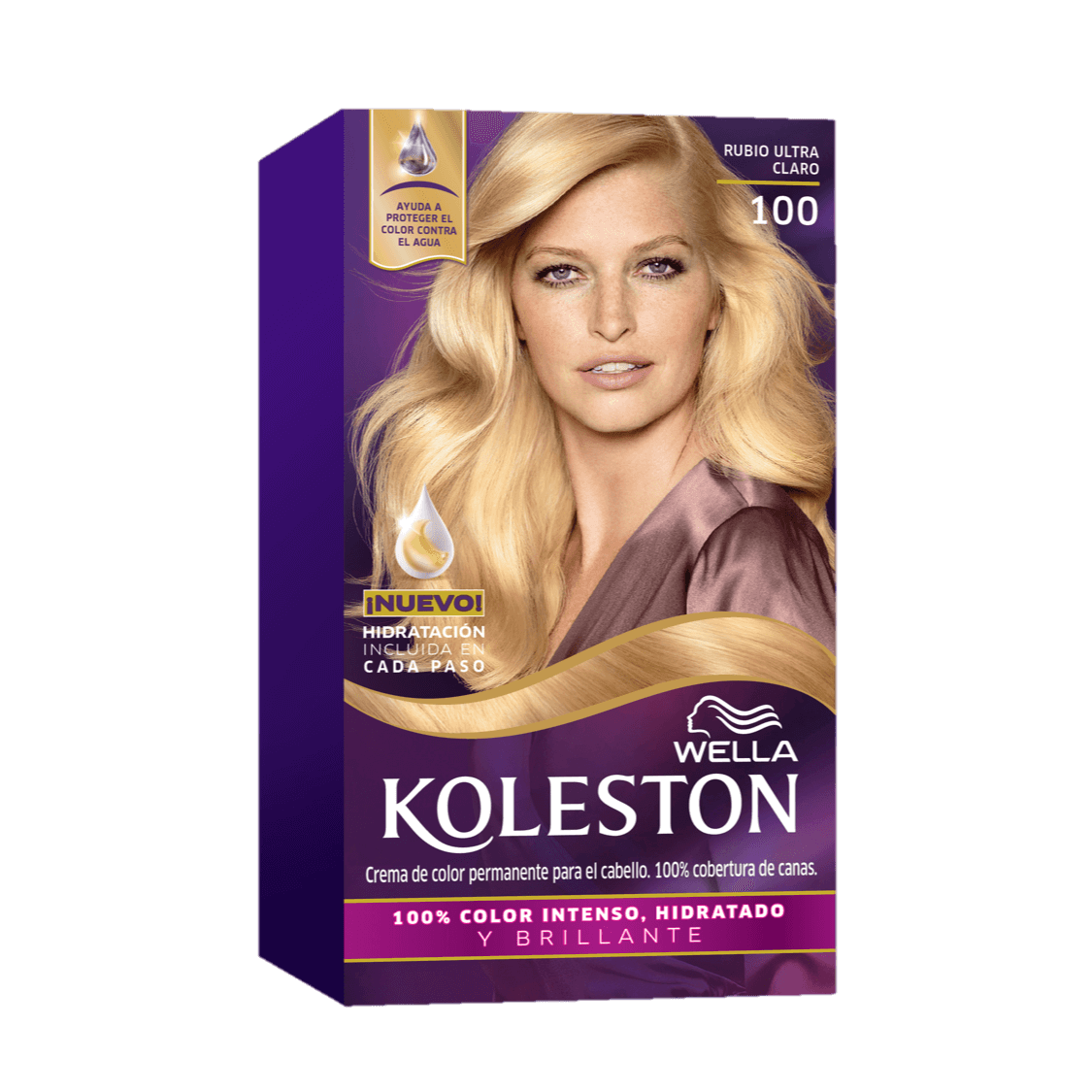 Crema de color permanente para el cabello con factor de protección contra el agua de Koleston de ...