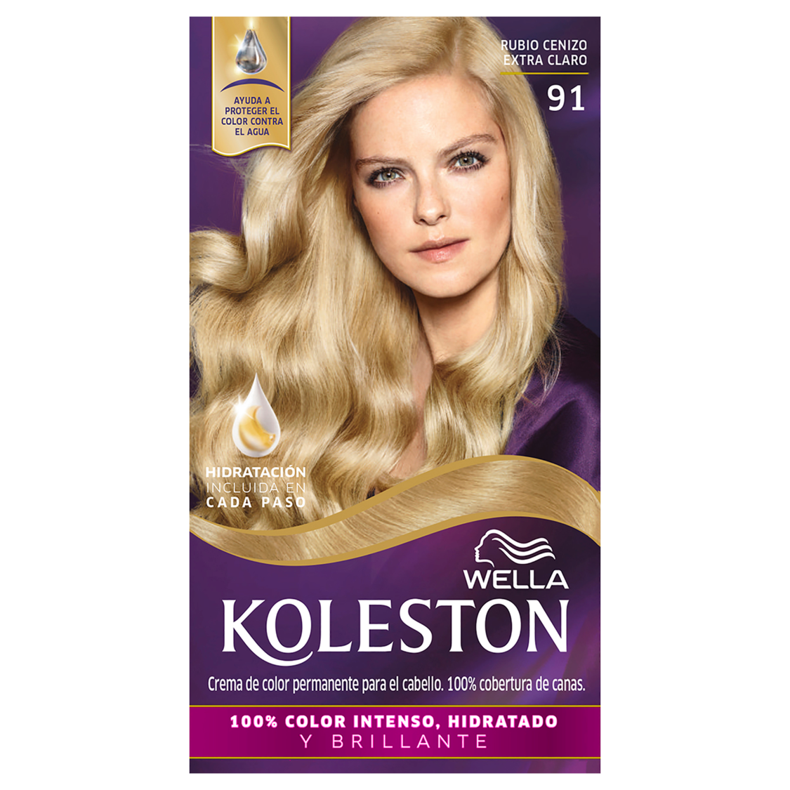 Crema de color permanente para el cabello con factor de protección contra el agua de Koleston de ...