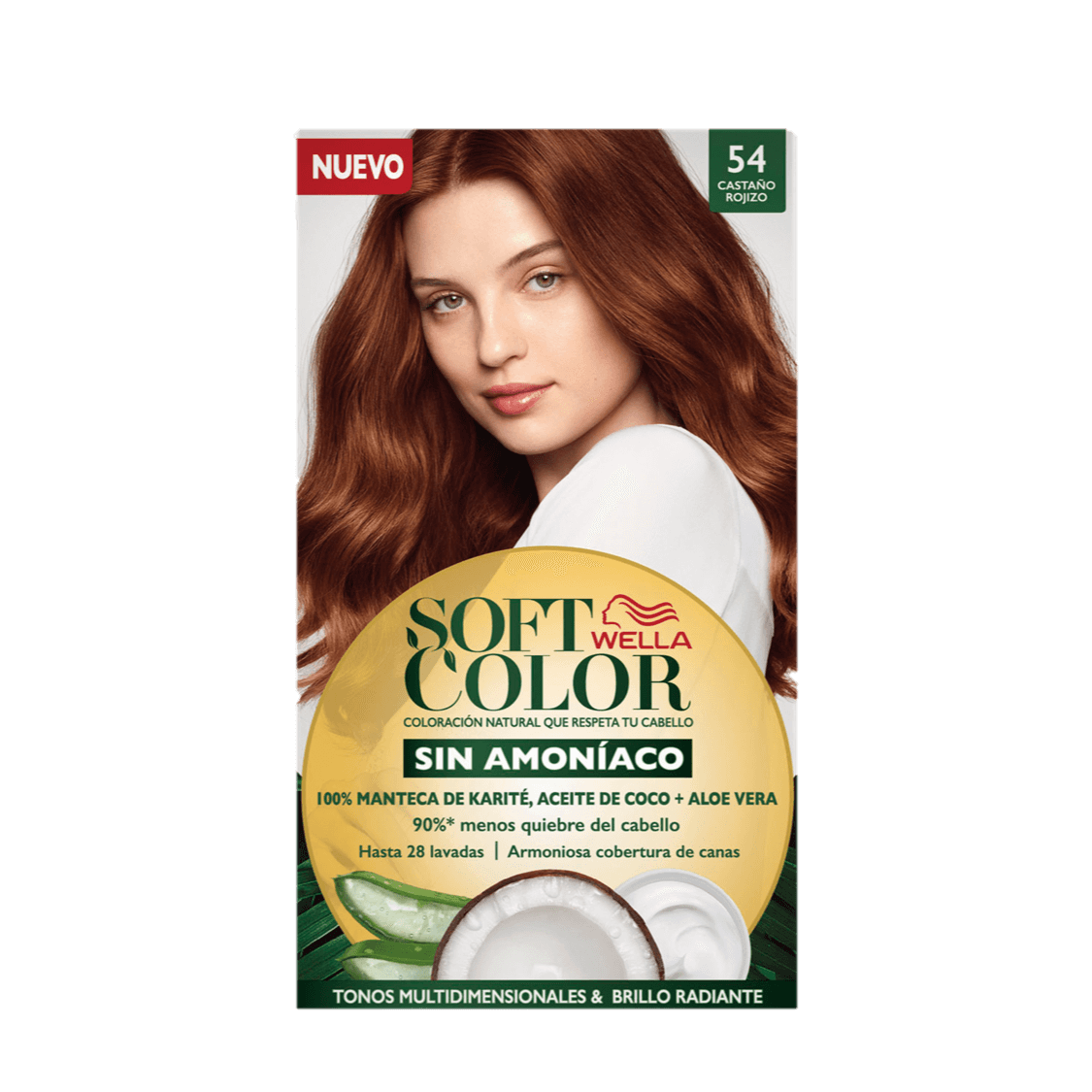 Color De Cabello Castaño Rojizo Natural CASTING NATURAL GLOSS