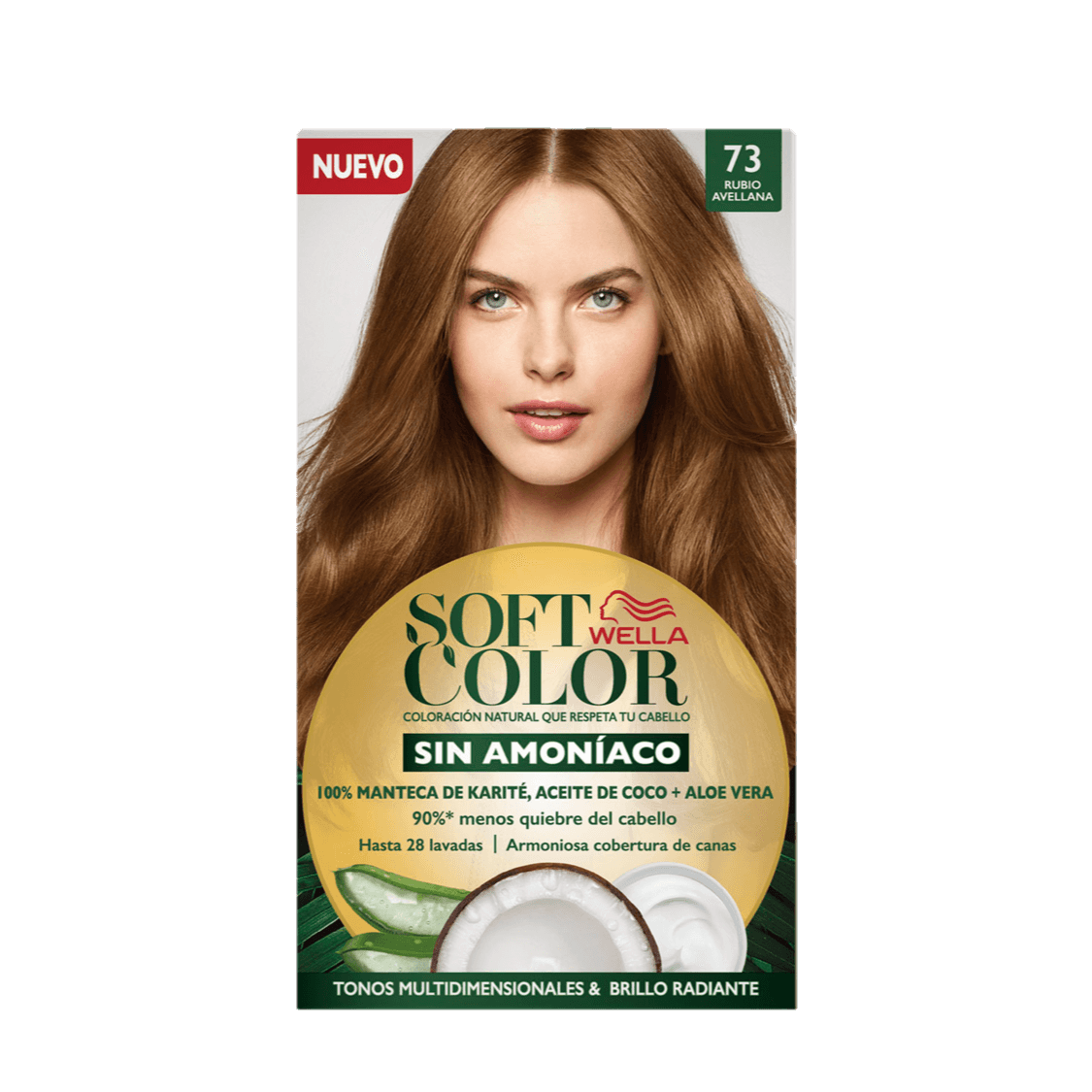 Cabello Rubio Fresa Ojos Color Avellana