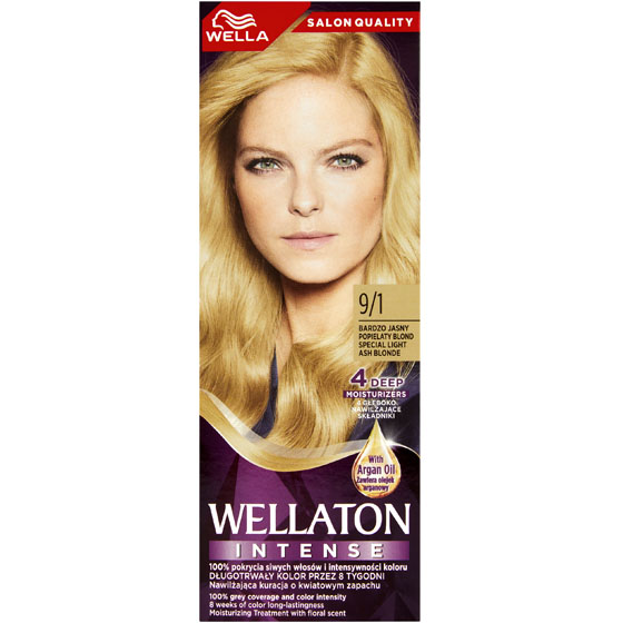 Wellaton Intense Farba do włosów 9/1 Bardzo Jasny Popielaty Blond 110 ...
