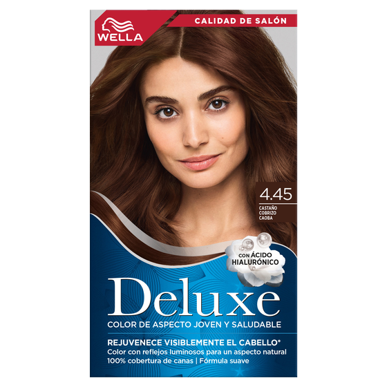 Color De Cabello Castaño Caoba Con Reflejos COLOR RUBIO DORADO CAOBA