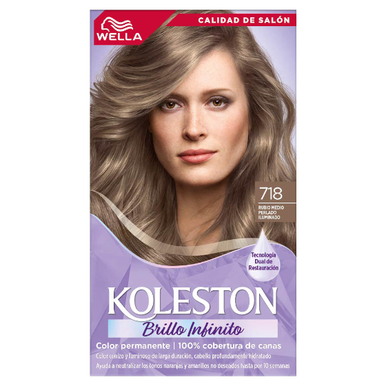 Crema de color permanente para el cabello con factor de protección ...