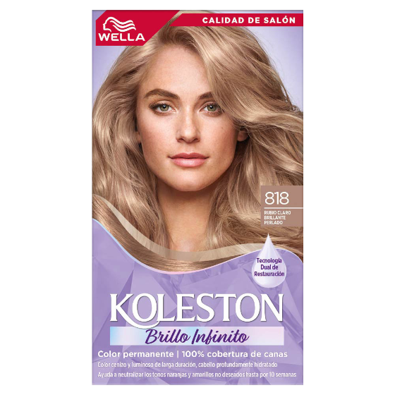 Crema de color permanente para el cabello con factor de protección ...