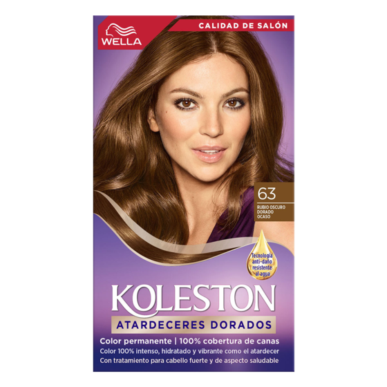 Crema de color permanente para el cabello con factor de protección contra el agua de Koleston de ...