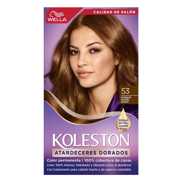 Crema de color permanente para el cabello con factor de protección contra el agua de Koleston de ...