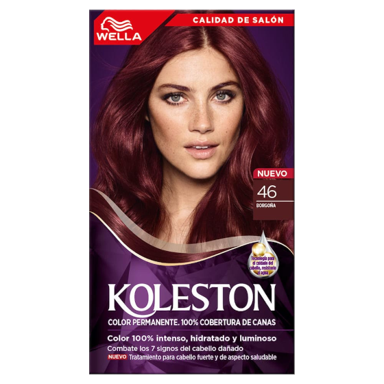 Crema de color permanente para el cabello con factor de protección contra el agua de Koleston de ...