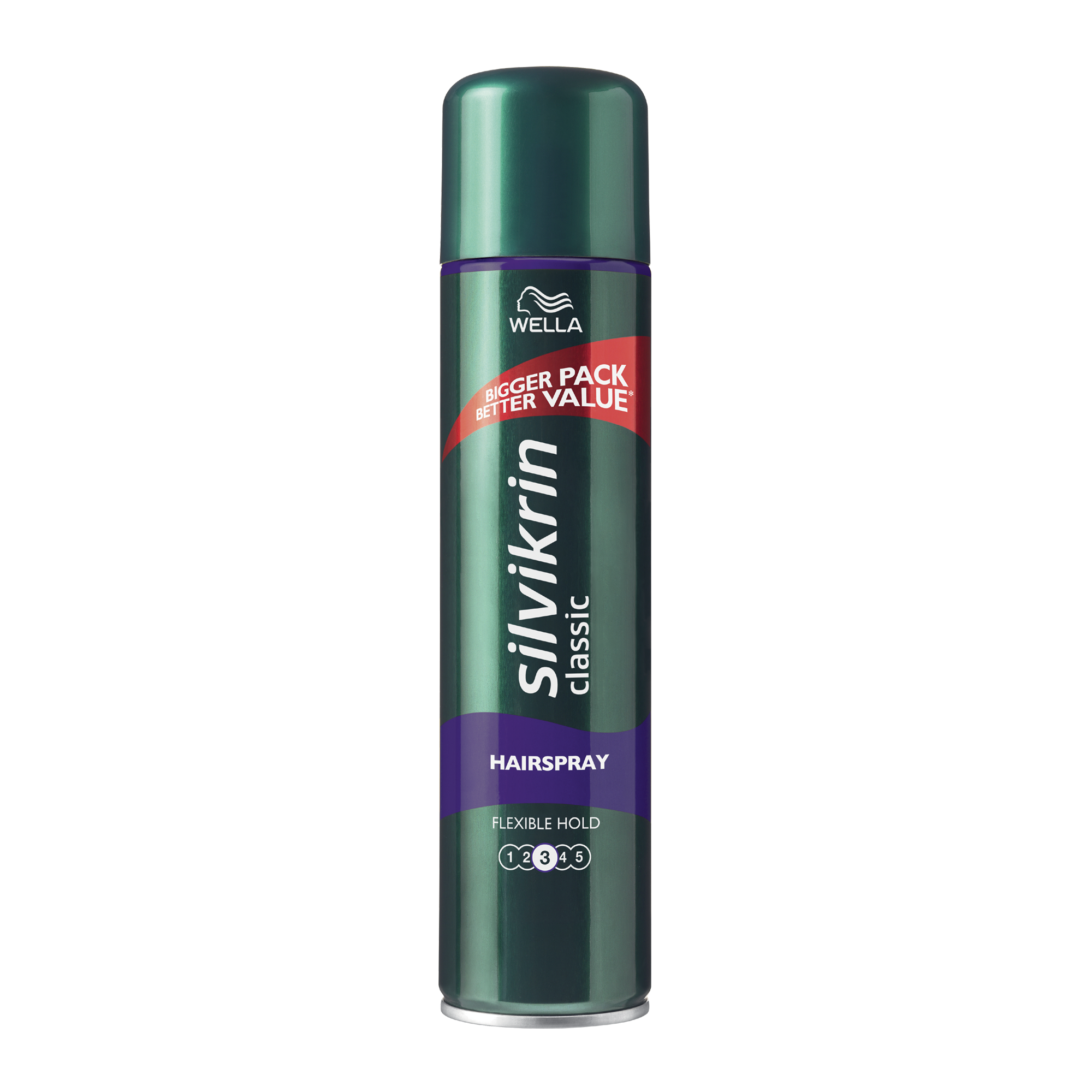 Silvikrin Classic Flexible Hold Hairspray, Hold: 3/5, 400 ml | Wella