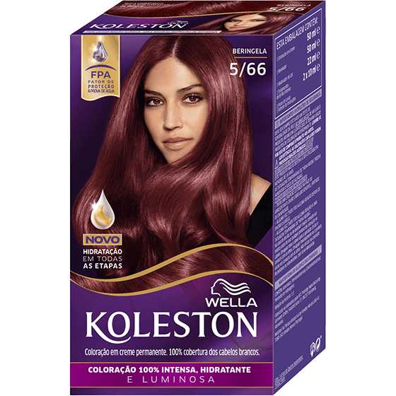Coloração em Creme Permanente Wella Koleston com Fator de Proteção à ...