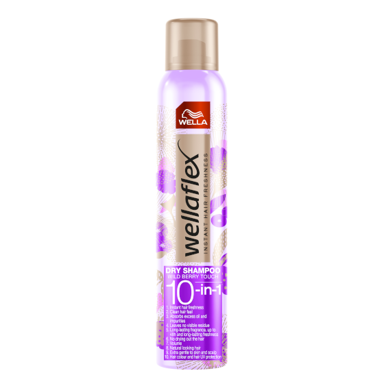 Wellaflex Dry Shampoo 10-in-1 Wild Berry Touch 180ml | Wella