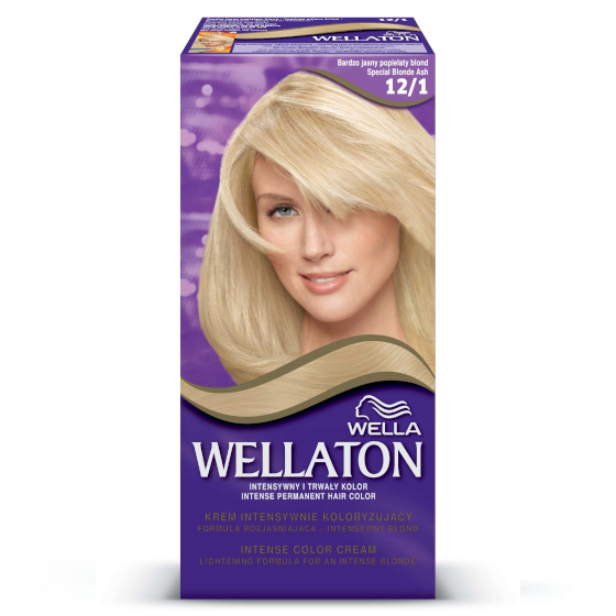 Wellaton Krem Intensywnie Koloryzujący bardzo jasny popielaty blond 12/ ...