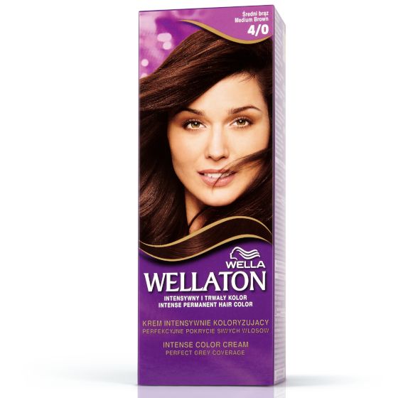 Wellaton Krem Intensywnie Koloryzujący średni brąz 4/0 | Wella